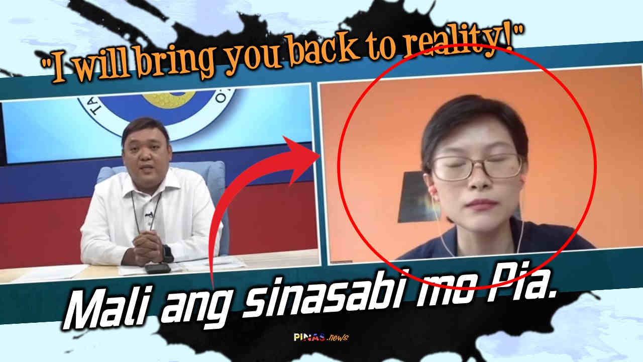 "Mali ang sinasabi mo Pia." SPOX Roque to Rappler Ranada