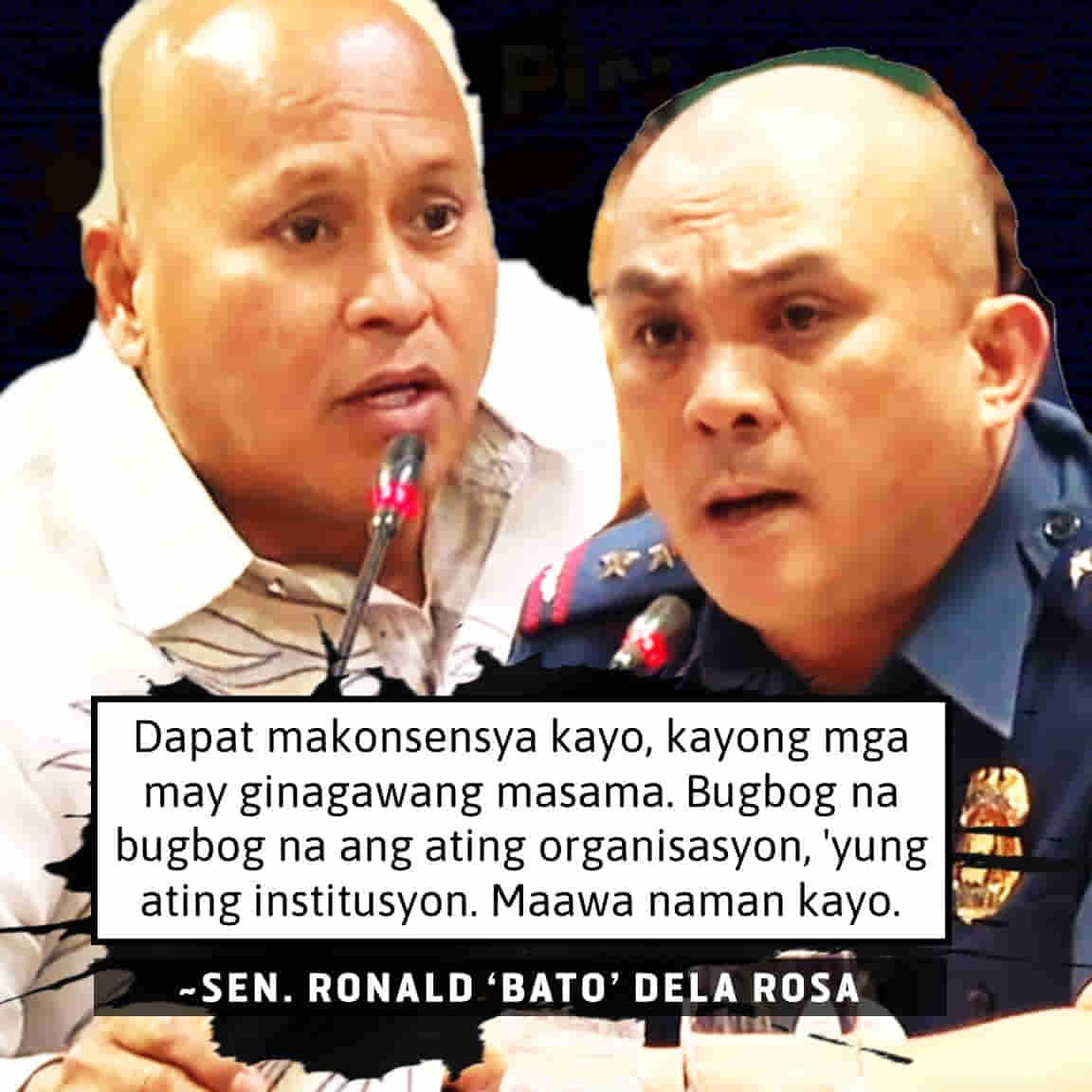 Naging emosyonal si Bato dela Rosa sa pagdinig sa pagpaslang kay Gov ...